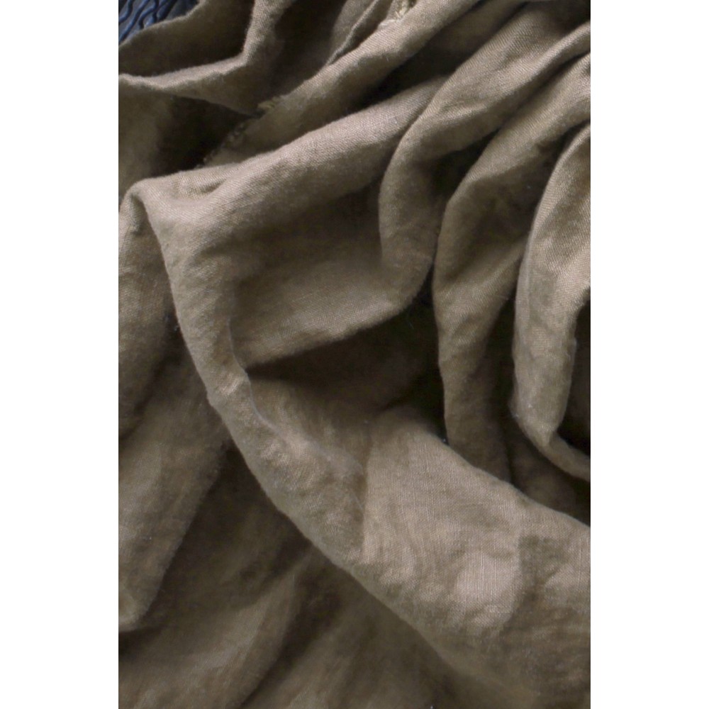 Raw Umber - 100% Linen Fabric - Ontario, Canada